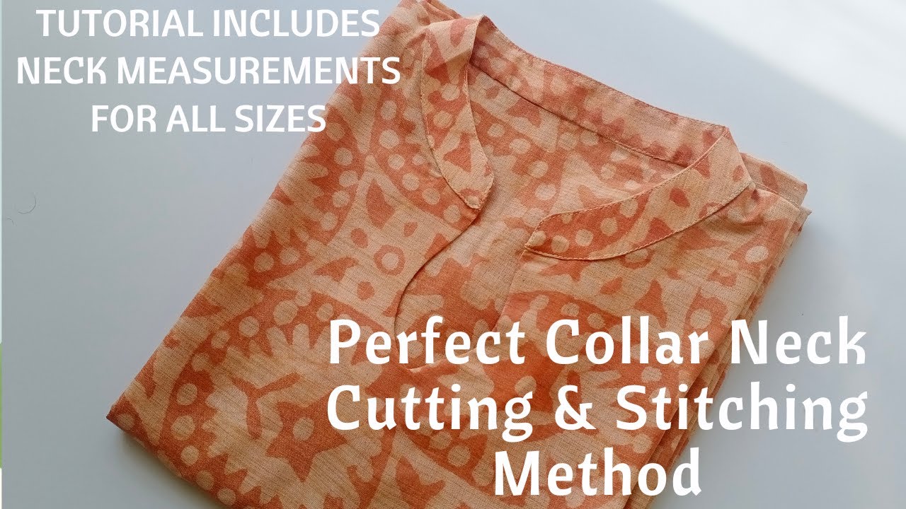 Collar Neck Cutting & Stitching - YouTube
