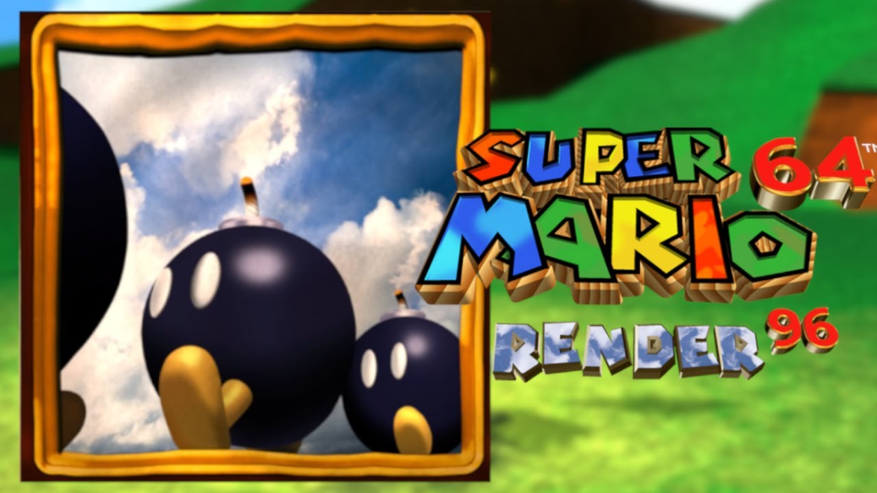 Super Mario 64 Render96RTX - Bob-omb Battlefield - YouTube