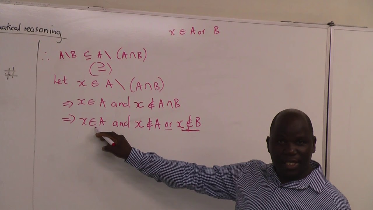 Set proofs Part 2 - YouTube