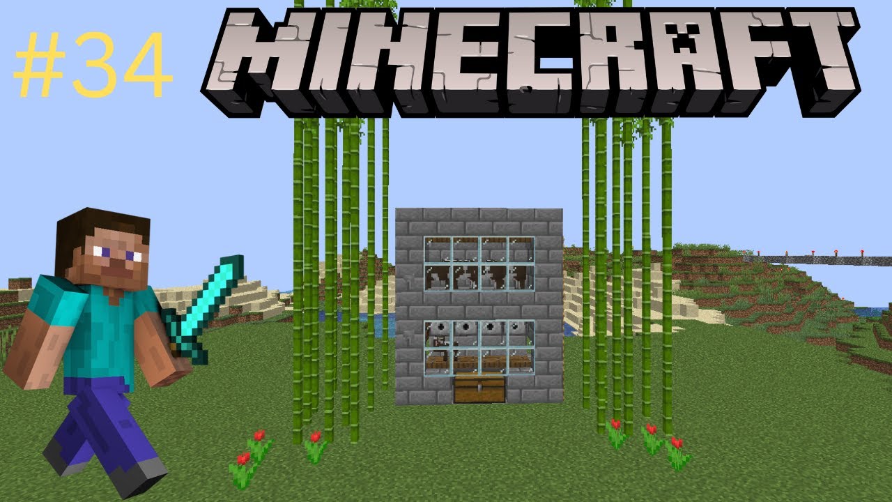 I BUILT AUTOMATIC LEATHER FARM | MINECRAFT GAMEPLAY#34 - YouTube