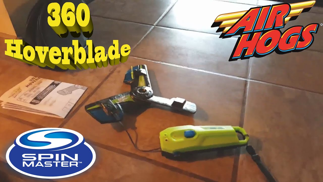 Spin Master Air Hogs 360 Hoverblade Unboxing - YouTube