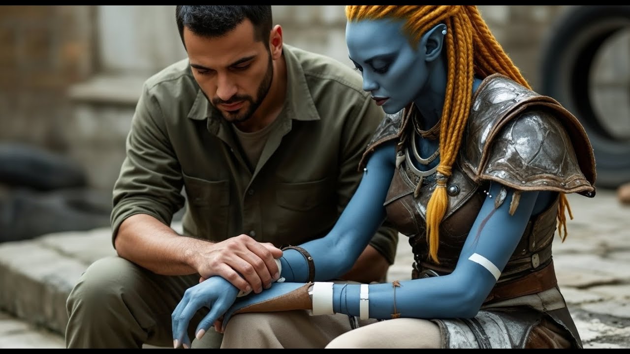 The Human Dressed the Alien Empress's Wounds — Unaware She Was the ...