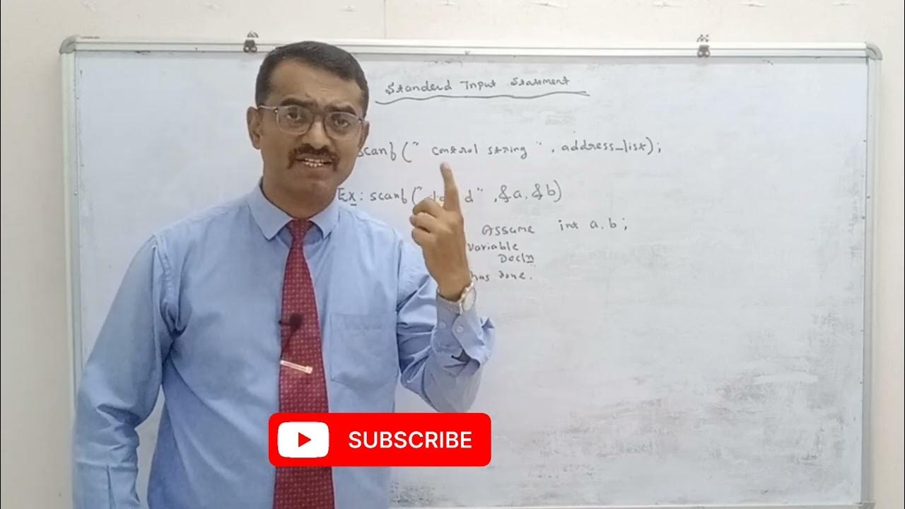 Using scanf() in C programming || About scanf statement in C ...