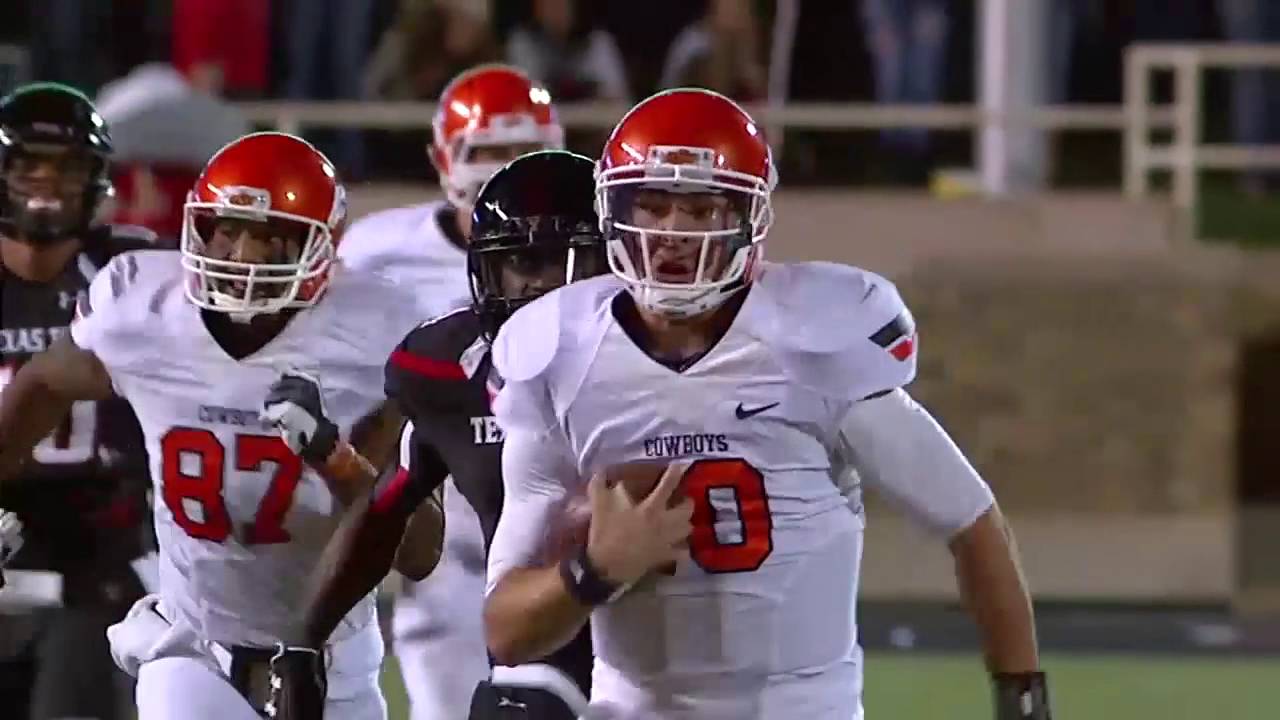 Outtakes in Cowboy Football Memorable Moments: Texas Tech 2013 - YouTube