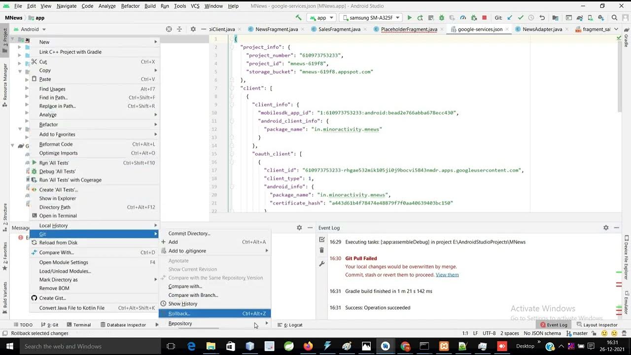 How To Create News App Using Android And Php Git Part 6 Real Time Project Live Project