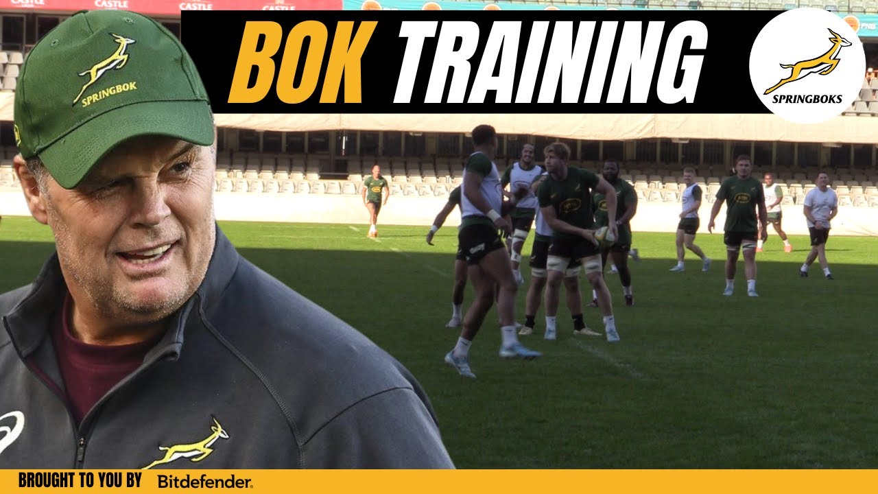 Springboks Kings Park Training ahead of their 2nd match against Ireland ...