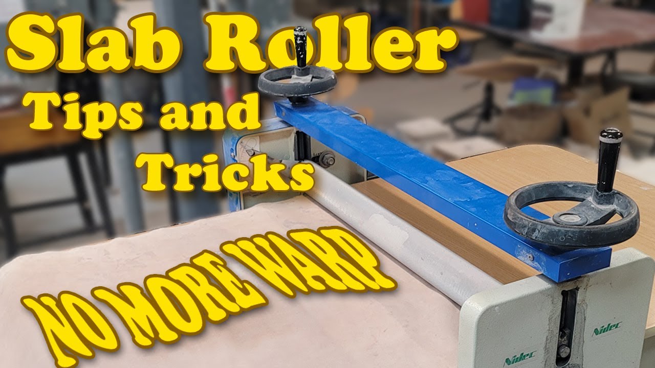 How to use a Slab Roller : avoid warping - YouTube