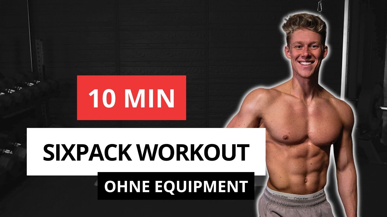 10 Minuten Anfänger Sixpack Workout für Zuhause - Extrem Effektiv! | Lukas Ziegler - YouTube