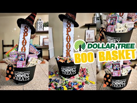 New Boo Basket DIY. Dollar Tree DIY 2022. - YouTube