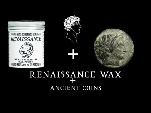renaissance wax on ancient coin | philip ii - YouTube