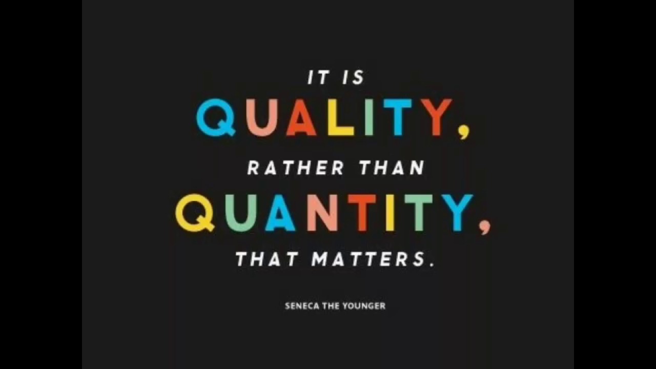Why quality matters? (AUDIO) - YouTube
