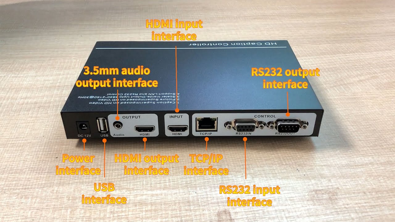 How to use 4K HDMI character overlay eKL-AD01? What is the effect ...