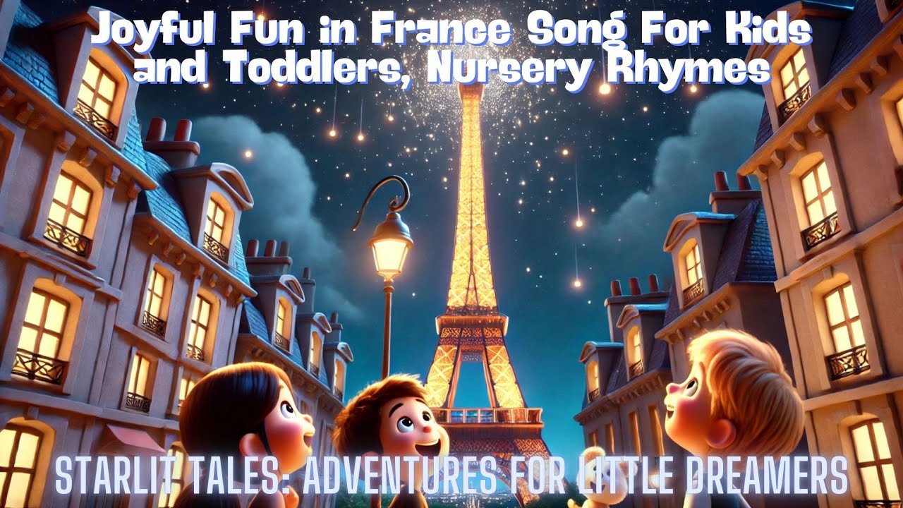 Joyful Fun in France Song For Kids and Toddlers, Nursery Rhymes - YouTube