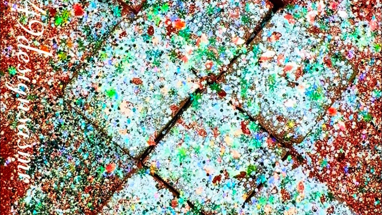 Christmas glitter crush - YouTube