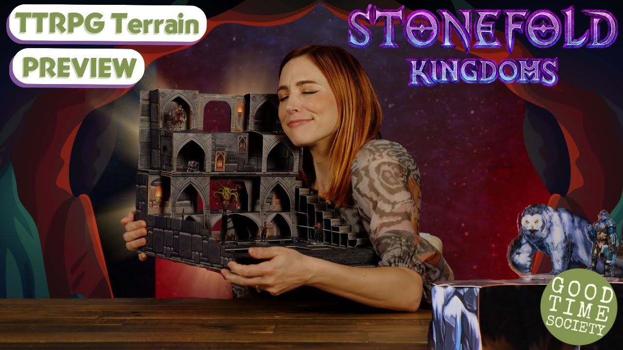 Stonefold Kingdoms Dungeons & Dragons Terrain Preview - YouTube