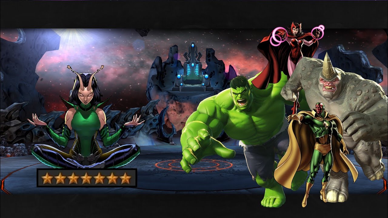 Mcoc | | 7*r2 Mantis VS a few ROL champs - YouTube