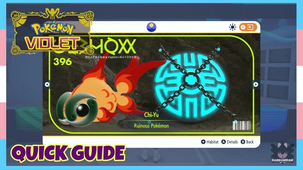 Where To Catch The Legendary Chi-Yu In Pokemon Scarlet & Violet ...