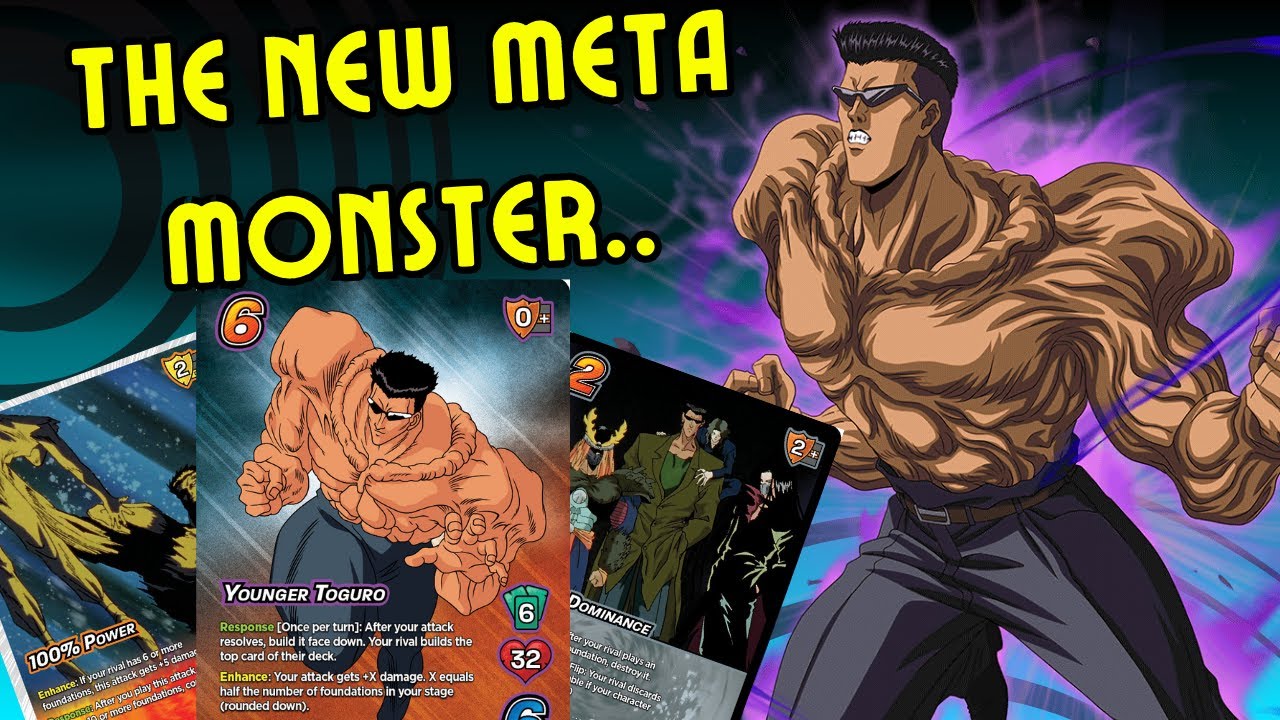 First Look at Younger Toguro!!! | Yu Yu Hakusho CCG | UniVersus - YouTube