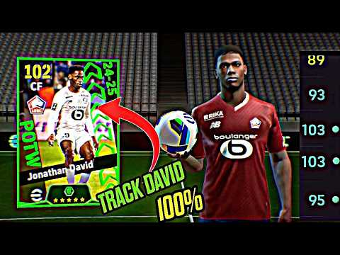 Trick To Get 102 Rated POTW Jonathan David eFootball™2025 || POTW Jonathan David 100% Working ...