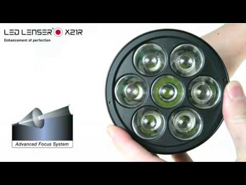 LED Lenser X21R Rechargeable LED Torch - YouTube