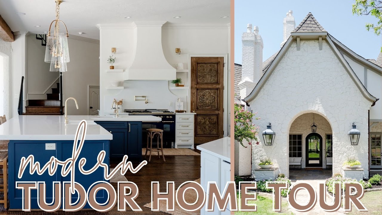 HOME TOUR | A Modern Tudor Tour with a CHAPEL Inside | FARMHOUSE LIVING ...