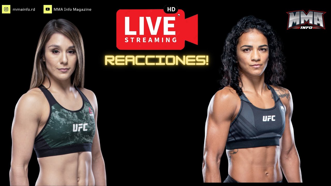 Ufc En Vivo Alexa Grasso Vs Viviane Araujo Reacciones Ufc Vegas 62 🔥🔥