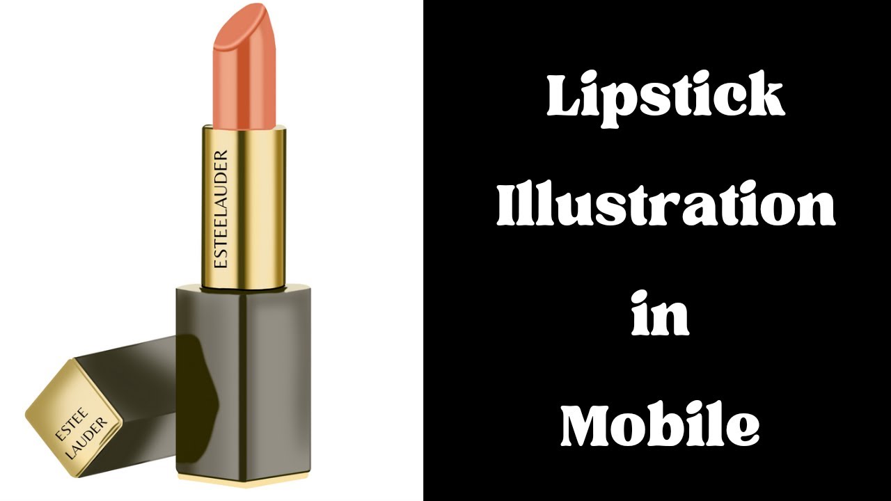Lipstick Illustration in Mobile/Digital Art - YouTube