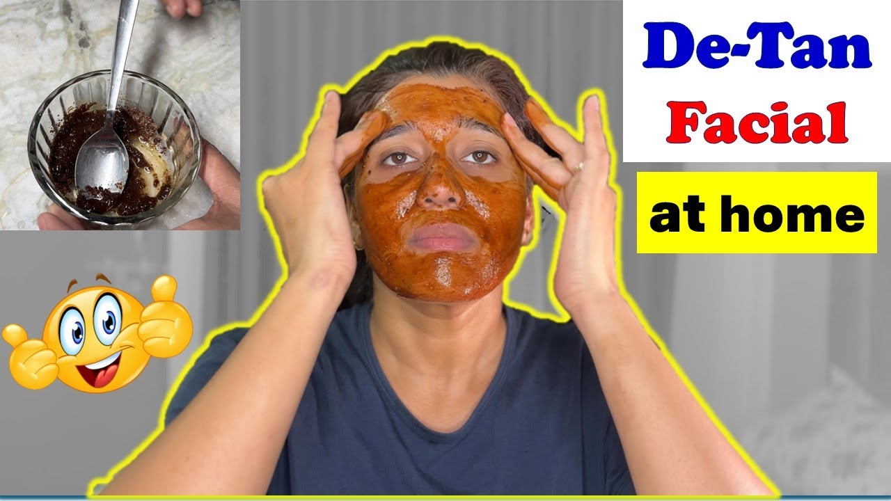 100% Effective De-Tan Facial at home II De-Tan Pack - YouTube