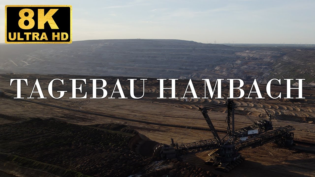 8K Drone Footage - Tagebau Hambacher Forst / Hambach Surface Mine - 8K Video and Drone Footage ...