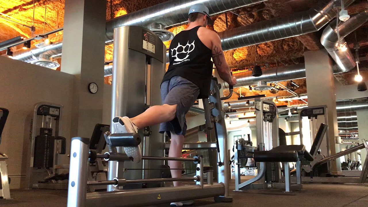 Glute Kick Back Machine - YouTube