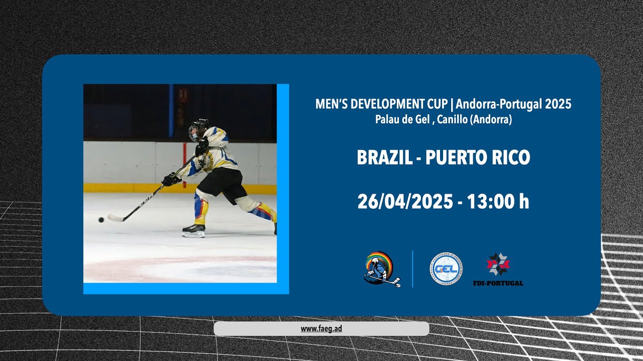 13-26/04 IIHF Men's Development Cup: BRAZIL - PUERTO RICO - YouTube