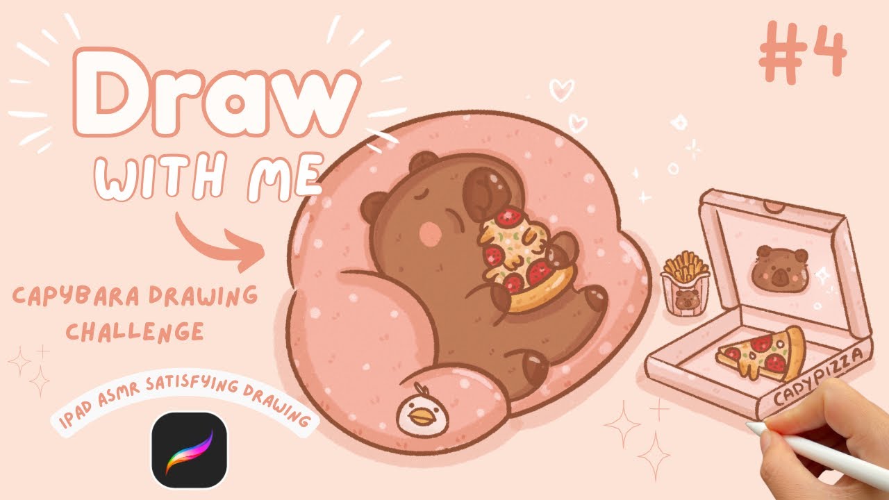 Capybara Challenge #4 | Cute Capybara Enjoying Pizza After the Holidays ...