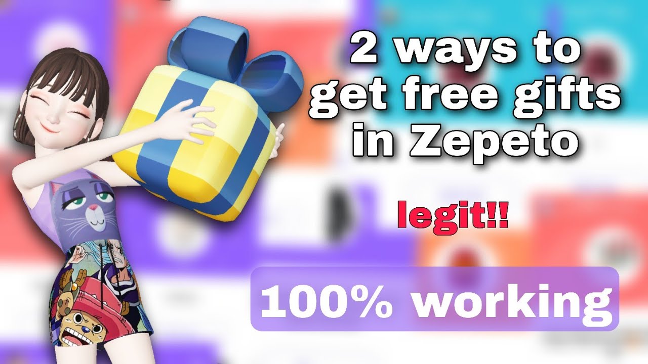 2 ways to get free gifts in Zepeto | easy tutorial | very easy | KHUSHI ...