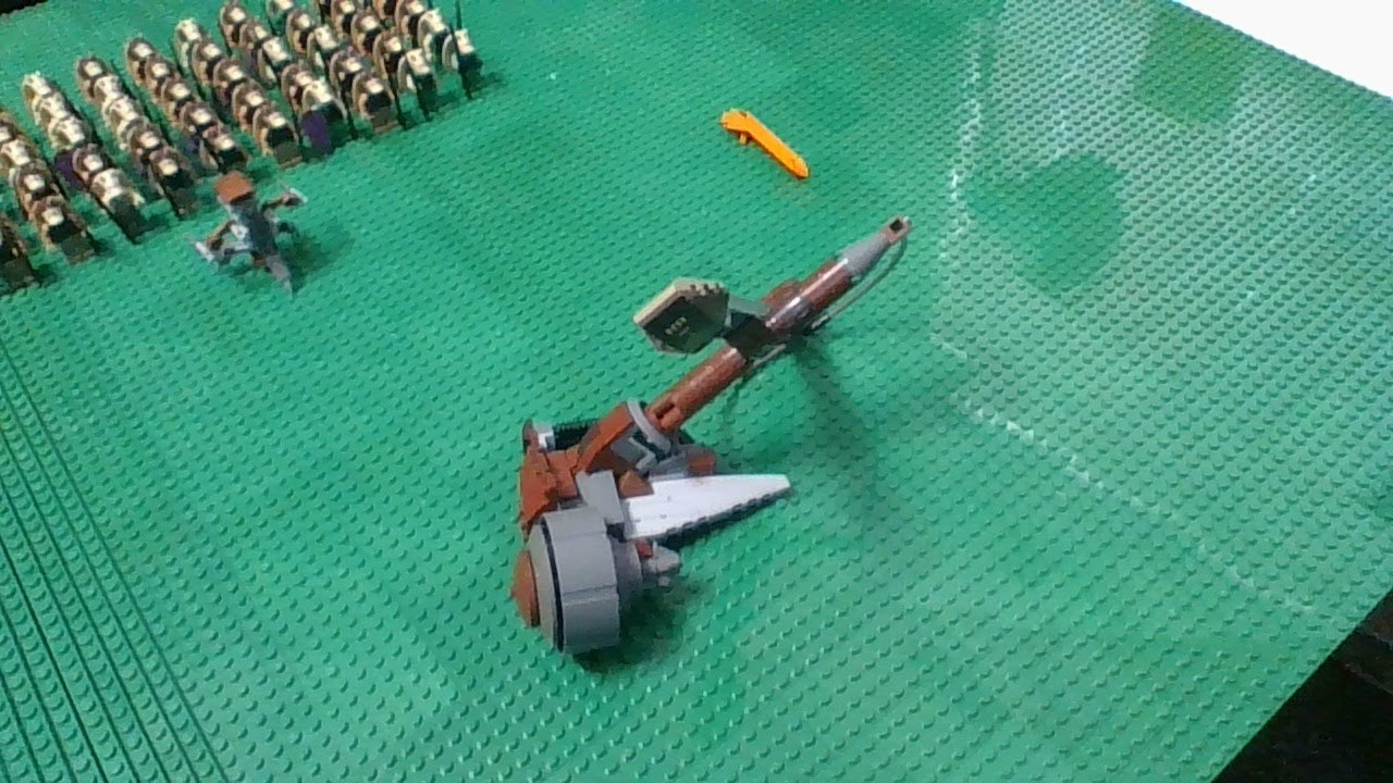 Building Naboo Gungan catapults - YouTube