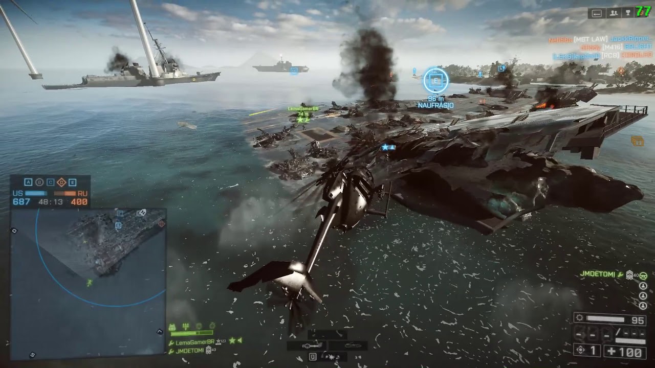 BF4 58/0 Paracel Storm - YouTube