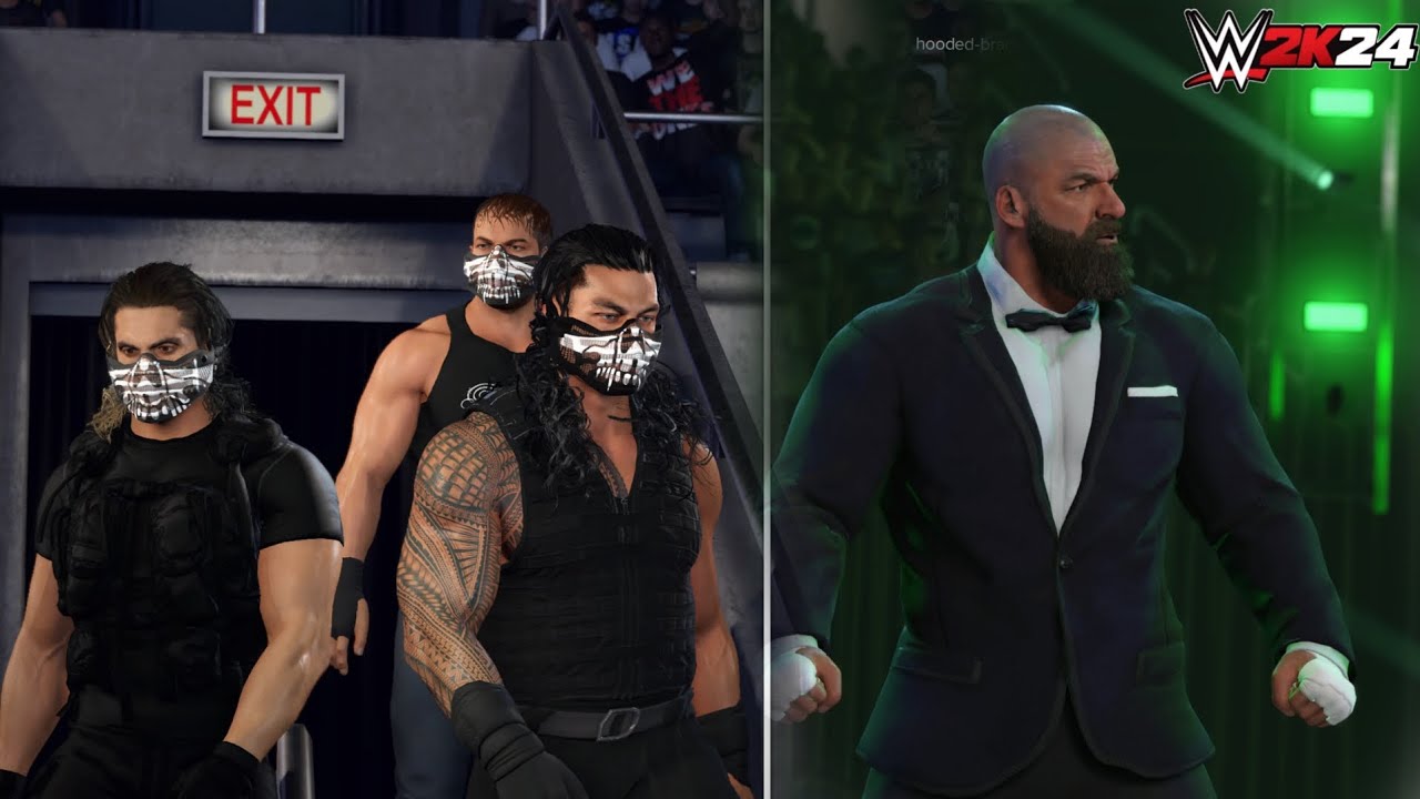 WWE 2K24 Triple H's Evolution The Sheild But With A Twist - YouTube