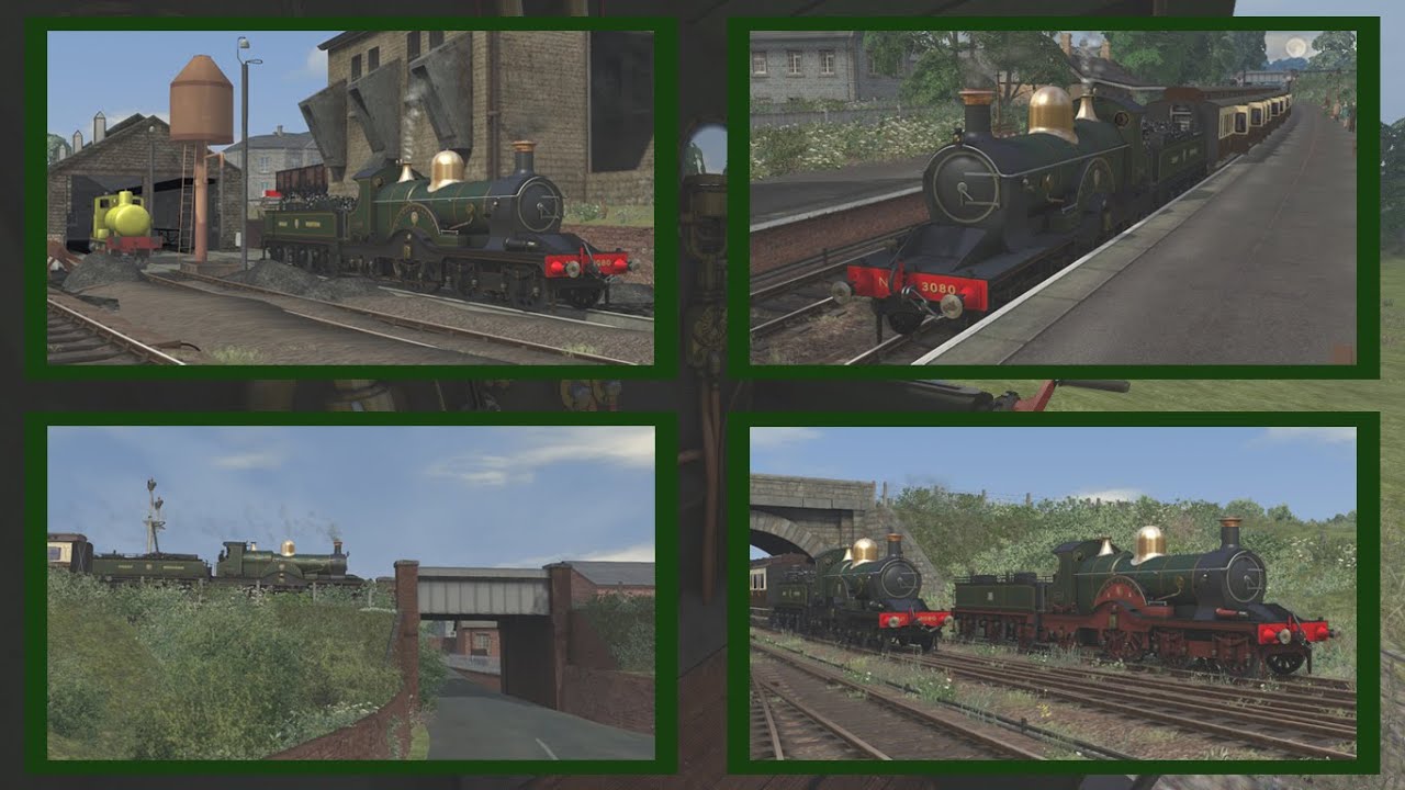 Train Simulator 2022 - GWR 3031 class 'Dean Single' on the Temsby Branch - YouTube