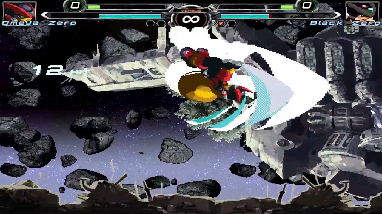 MUGEN AI Match #10 - Omega Zero vs, Black Zero - YouTube