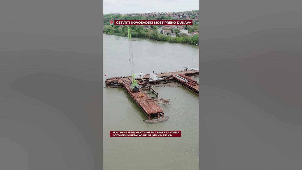 Četvrti novosadski most preko Dunava/maj 2023. #shorts - YouTube