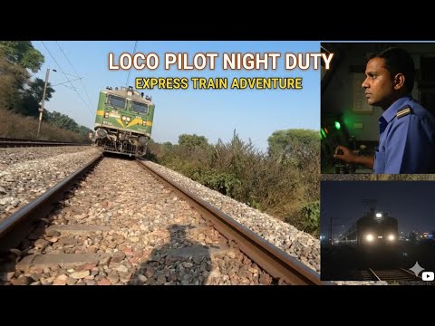 LOCO PILOT HOME TO JOB VLOG , DUTY IN EXPRESS TRAIN