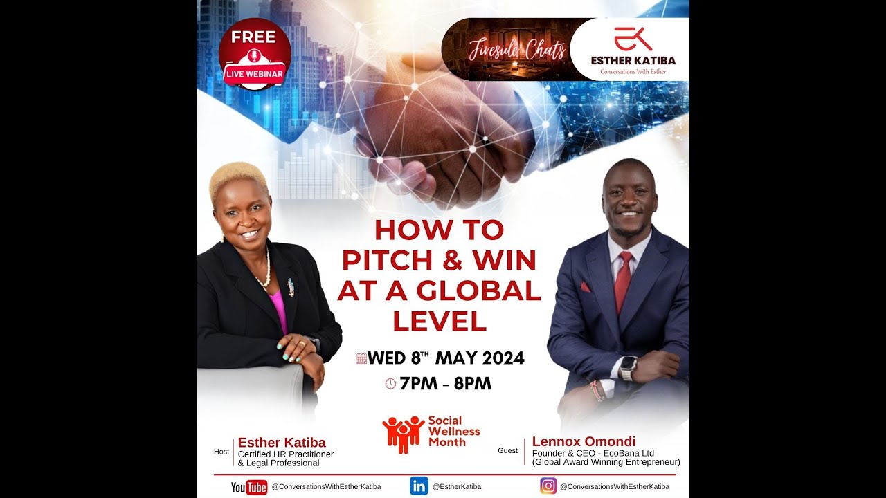HOW TO PITCH & WIN AT A GLOBAL LEVEL - YouTube