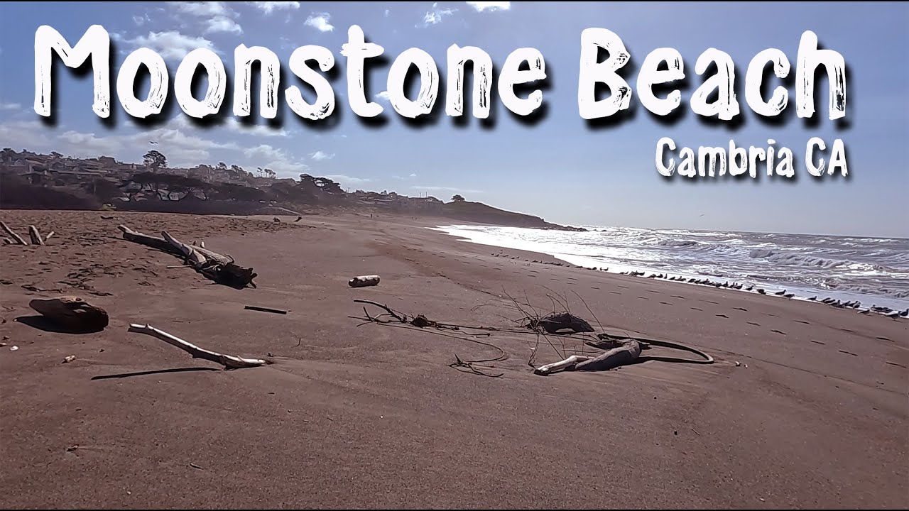 Full walk at Moonstone Beach in Cambria CA - YouTube