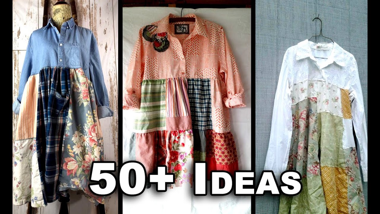 50+ Ideas to Upcycle Women's Shirts Like a Pro | ep 8 - YouTube