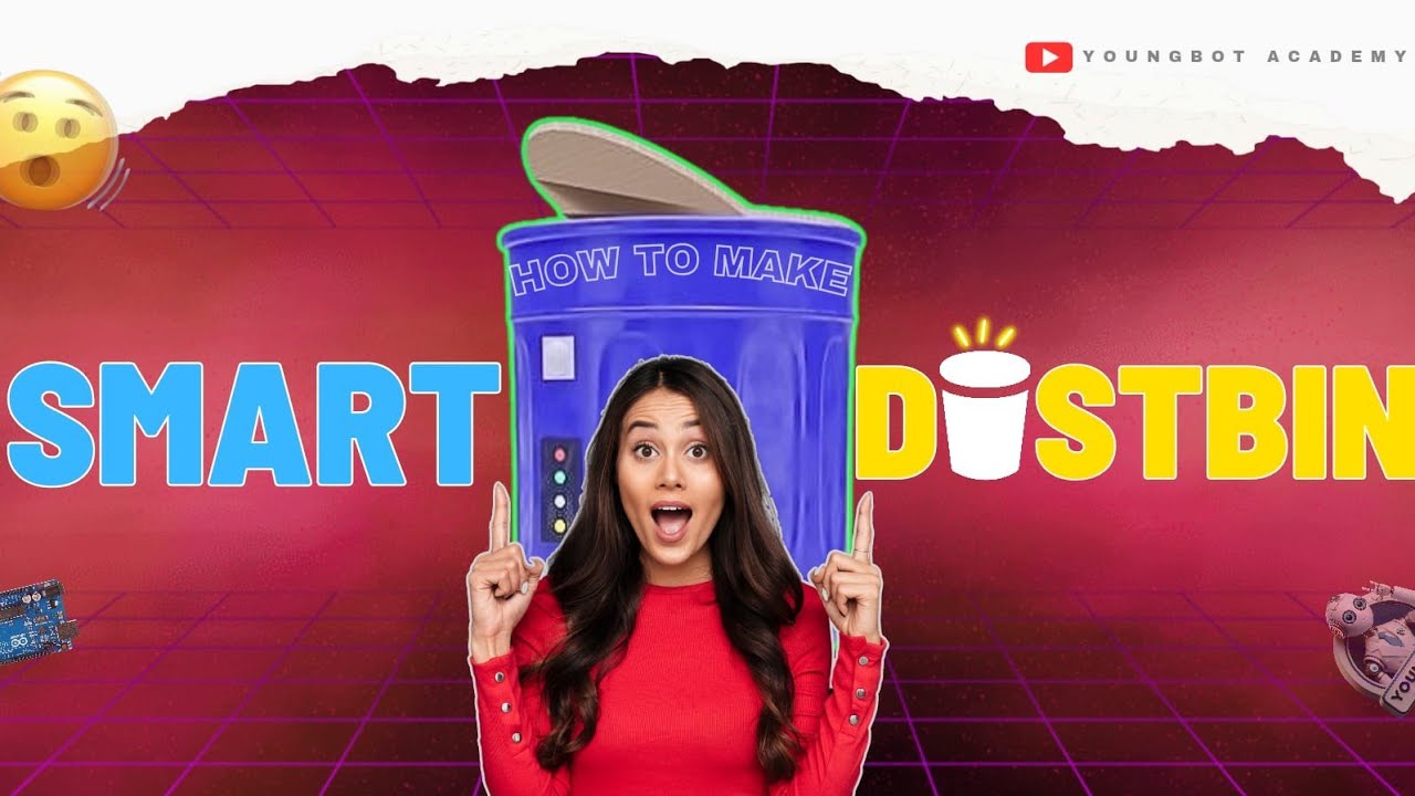 Smart Dustbin By Sarthak | USA | Grade 6th | Robotics Project - YouTube