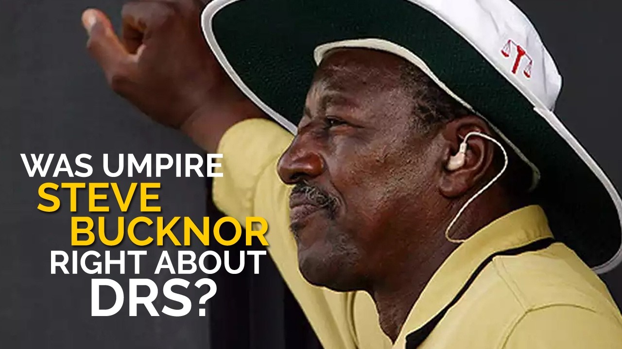 Umpire Steve Bucknor said this about Cricket DRS and I agree... - YouTube