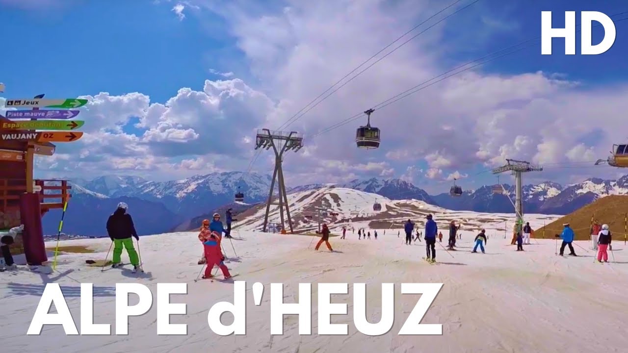 Amazing Alpe d'Huez Skiing 🇫🇷| HD GoPro Footage | France | Snow & Ice ...