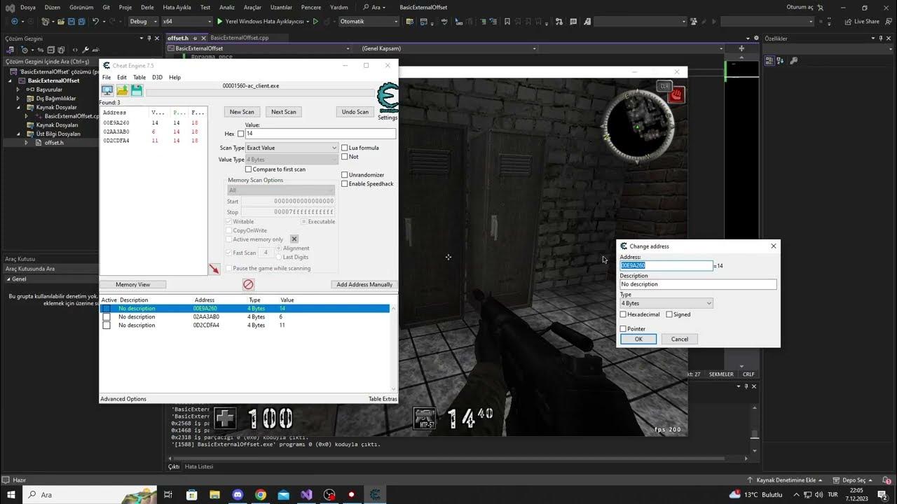 memory manipulation (c++ WriteProcessMemory) - YouTube