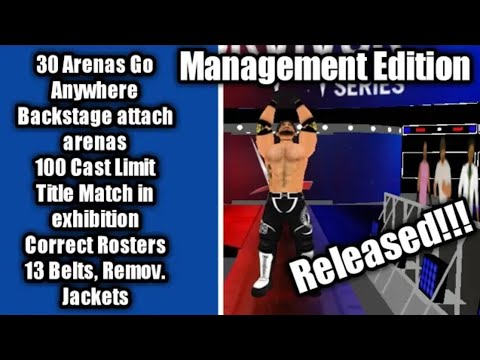 WWE WR3D 2K20 MOD || RELEASED || MANAGEMENT EDITION - YouTube