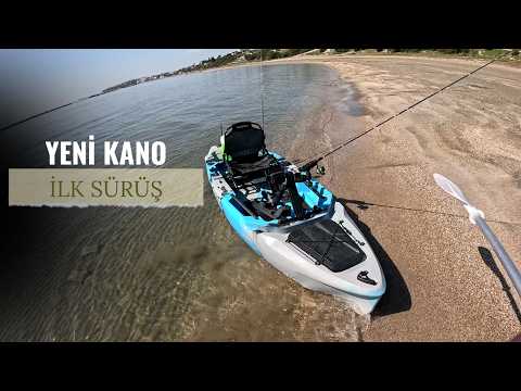 PEDALLI KANO ALDIM VE İLK DEFA SUYA İNDİRDİM - YENİ KANO İLE BALIK AVI