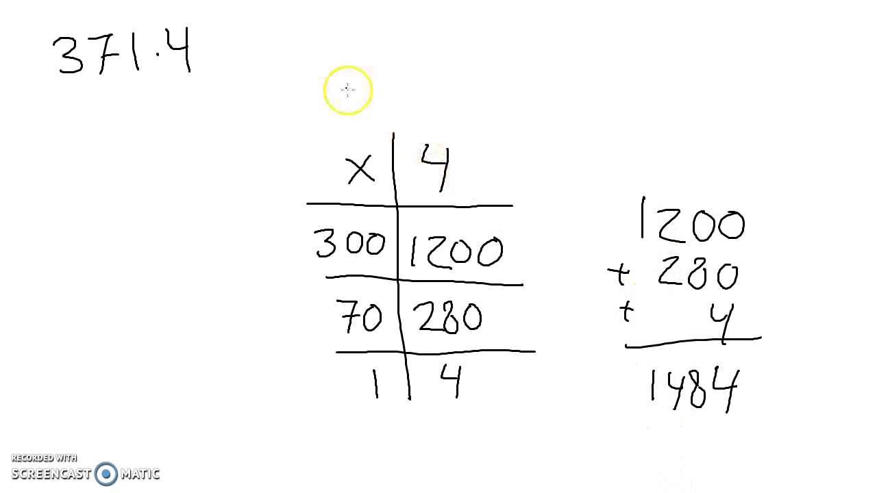 Metode til at gange store tal - YouTube